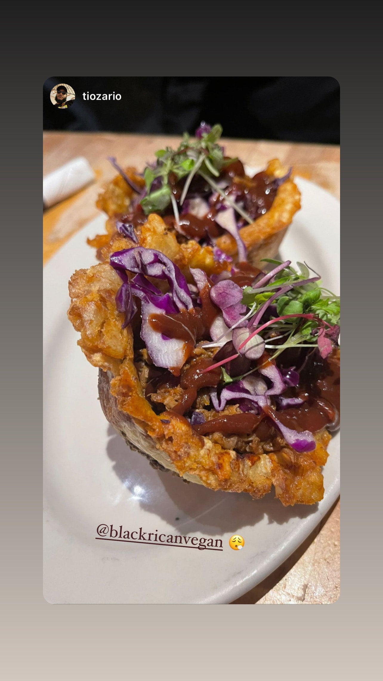 Plátano relleno | Black Rican Vegan